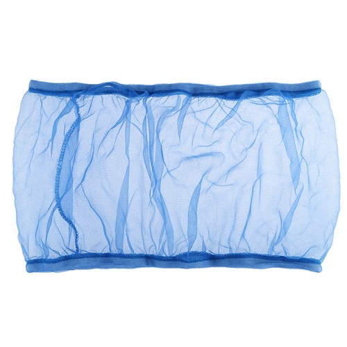 Nylon Mesh Bird Cage Cover Net Easy Cleaning Seed Catcher Guard (Blue L ...