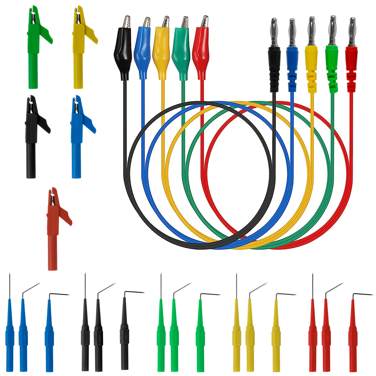 25x Back Probe Kit SG Test Tool Aid 23500 Automotive Identified Probe ...