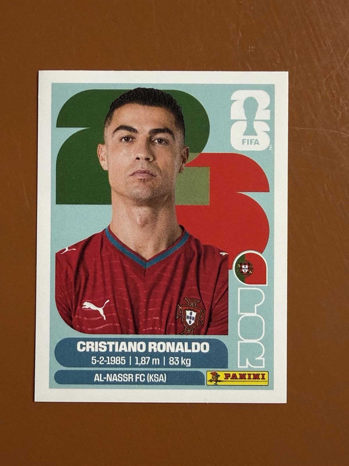 Cristiano Ronaldo 2026 Panini World Cup Stickers #POR15 Base Price ...