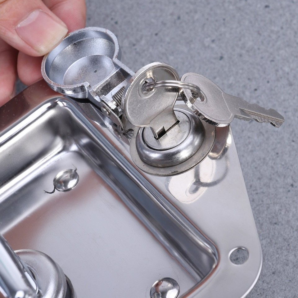 Truck Tool Box Latch Utility Trailer Lift Gate Latches Locking Handle ...