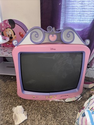 Disney Princess 13 CRT Television Vintage Retro TV Pink | eBay