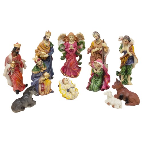 ToCi Krippenfiguren Set 11 Figuren (10cm hoch) für Krippen Dekoration ...