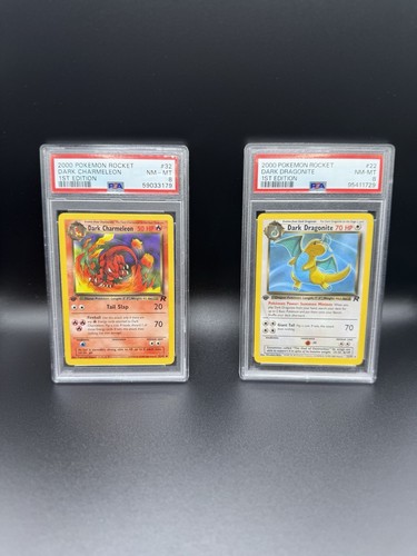 Vintage WOTC Pokemon Slabs Lot Of 6 1st Edition Team Rocket Fossil ...