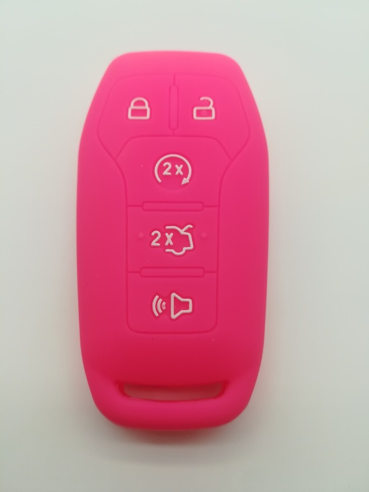 Rubber Remote Key Cover for Ford Fusion Mustang Edge EXPLORER F-150 F ...