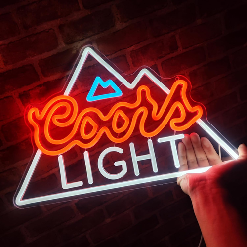Crs LIGHT Beer Neon Sign for Wall Decor, Dimmable Home Bar Beer Neon ...