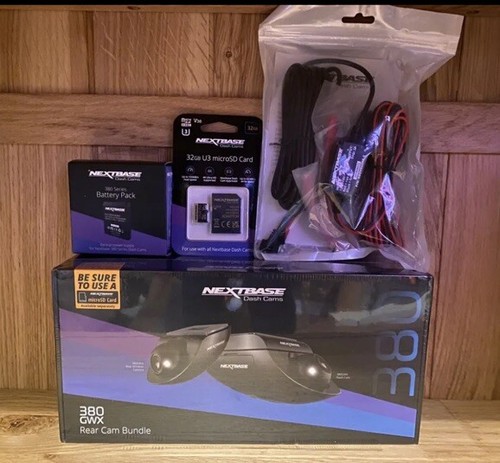 Genuine NEXTBASE 380GWX Full Front and Rear 1080p HD Dash Cam Black ...