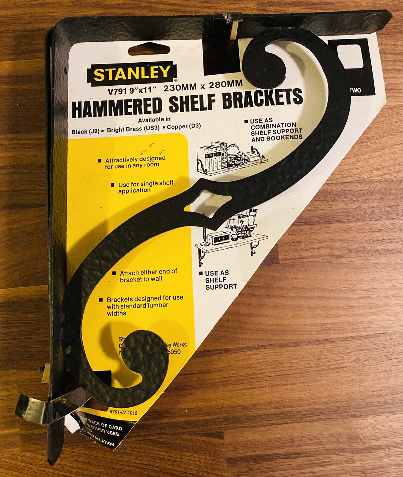 Stanley Hardware V8186 11 X 125/8 Shelf/hang Rod Bracket in Satin ...