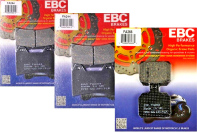 3 SETS (FRONT+REAR) EBC Brake Pads DUCATI - FA244/FA266 | eBay