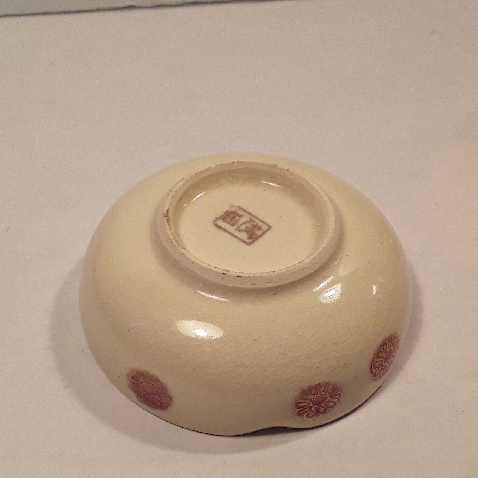 Lot of 3 Antique Japanese Satsuma Salt Cellar Bowls Signed Kazan ...