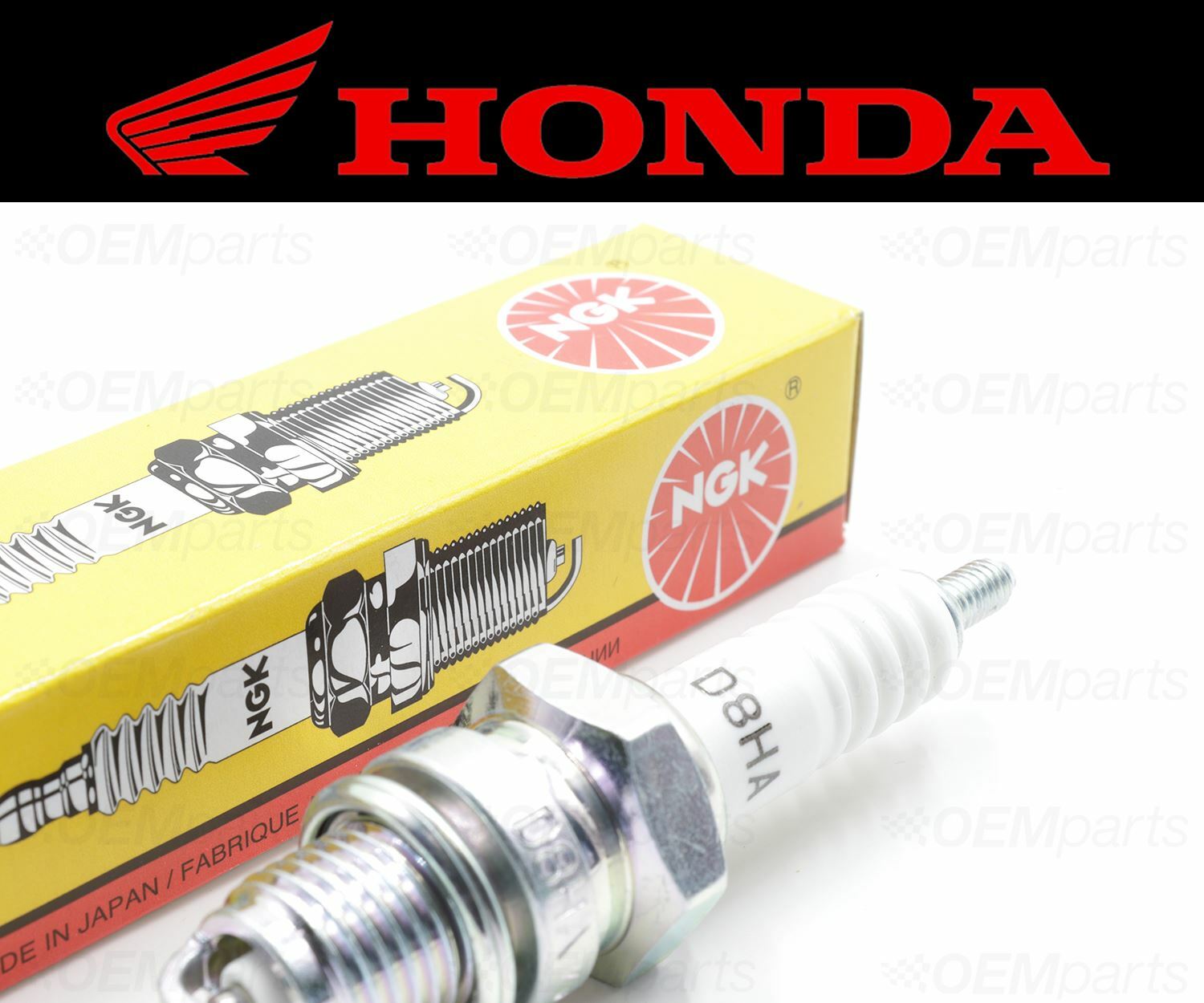 1x NGK D8HA Spark Plugs Honda (See Fitment Chart) #98066-58717-00 | eBay