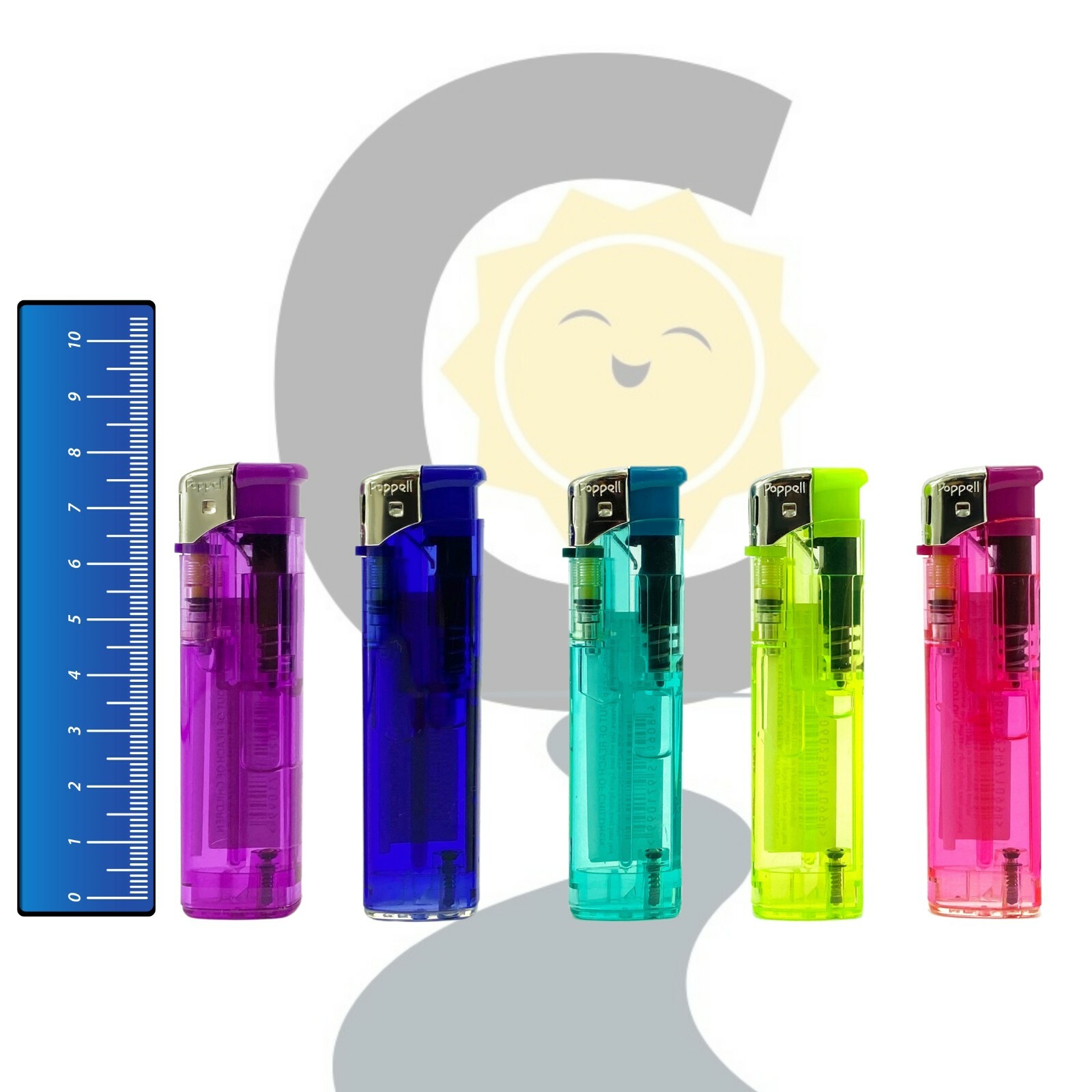 Poppell Electronic Lighters with free Ashtray 5 / 10 / 20 / 45 / 50 | eBay