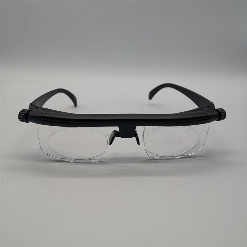 Dial Adjustable Glasses Variable Focus Distance Vision Eyeglasses For ...