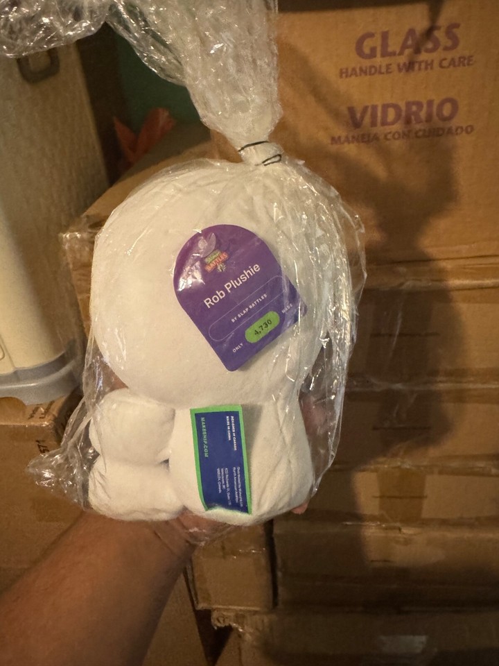 Makeship Rob Plush Slap Battles Roblox Plushie | eBay