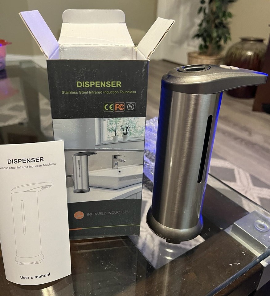 Stainless Steel Touchless Handsfree Automatic IR Sensor Soap Liquid ...