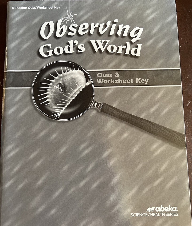 Abeka 6th Grade Science Observing God's World | eBay