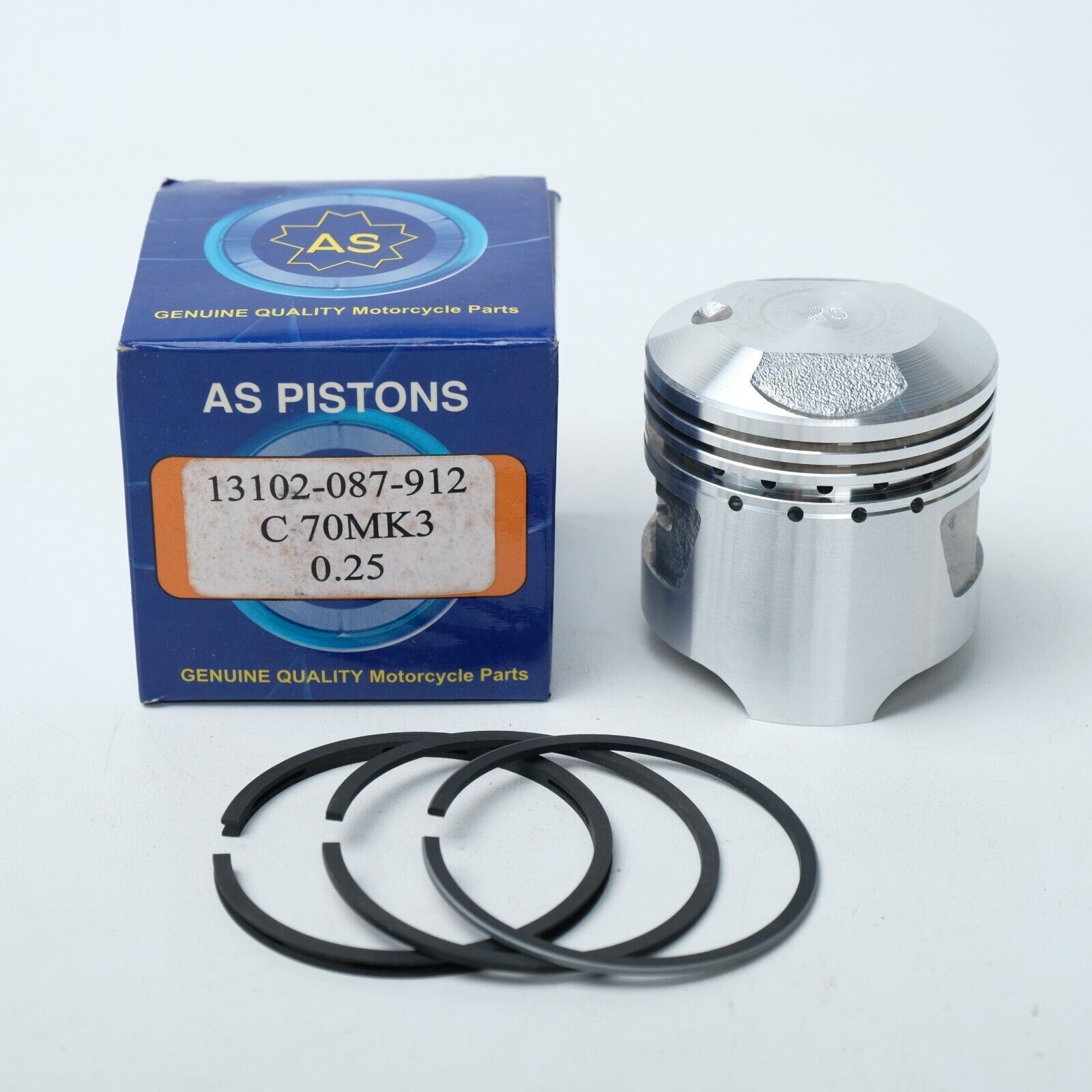 Honda C70 CT70 XL70 ST70 CD70 SL70 CL70 PASSPORT Segment de piston ...