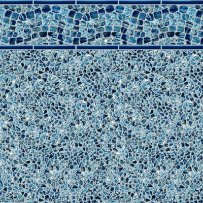 Findlay Waterfall Ocean 27 Mil Rectangle Swimming Pool Liner (Choose ...