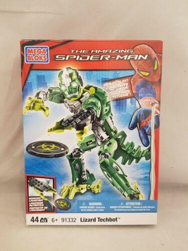 Mega Bloks 91332 The Amazing Spiderman Lizard Techbot | eBay UK