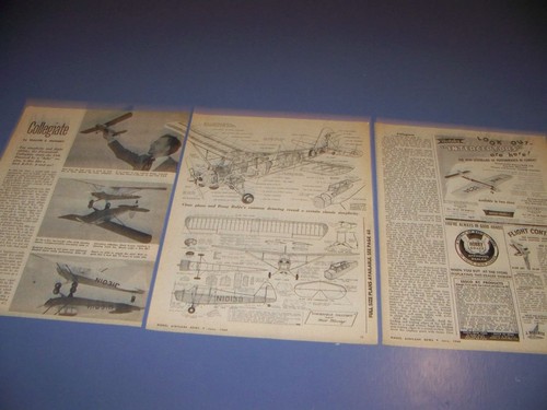 VINTAGE..PORTERFIELD COLLEGIATE...R-C PLANS/DETAILS/PHOTOS RARE! (543R ...