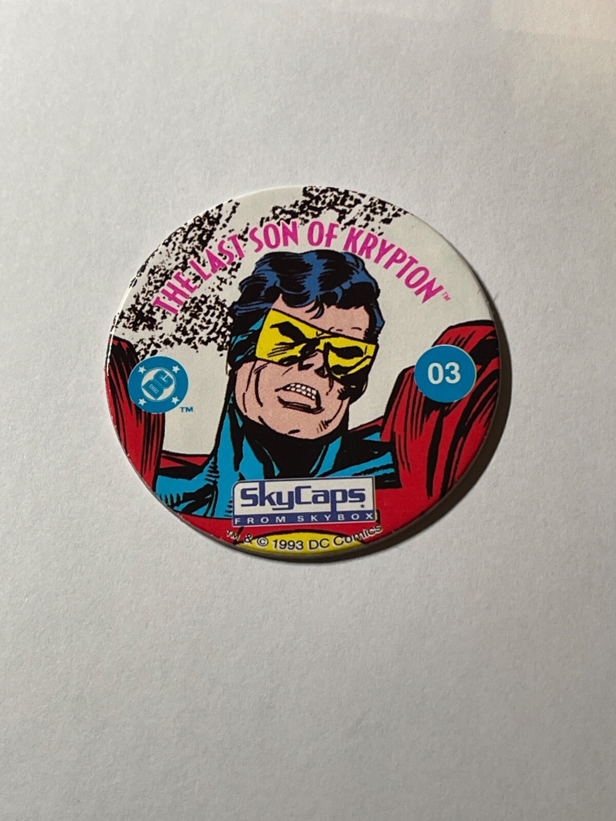 1993 Skybox Skycaps DC The Last Son of Krypton #03 | eBay