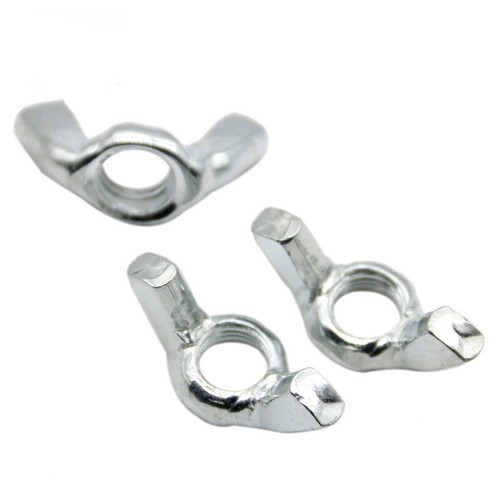 White Zinc Castellated Thumb Wings NUT Wingnuts M3 M4 M5 | eBay