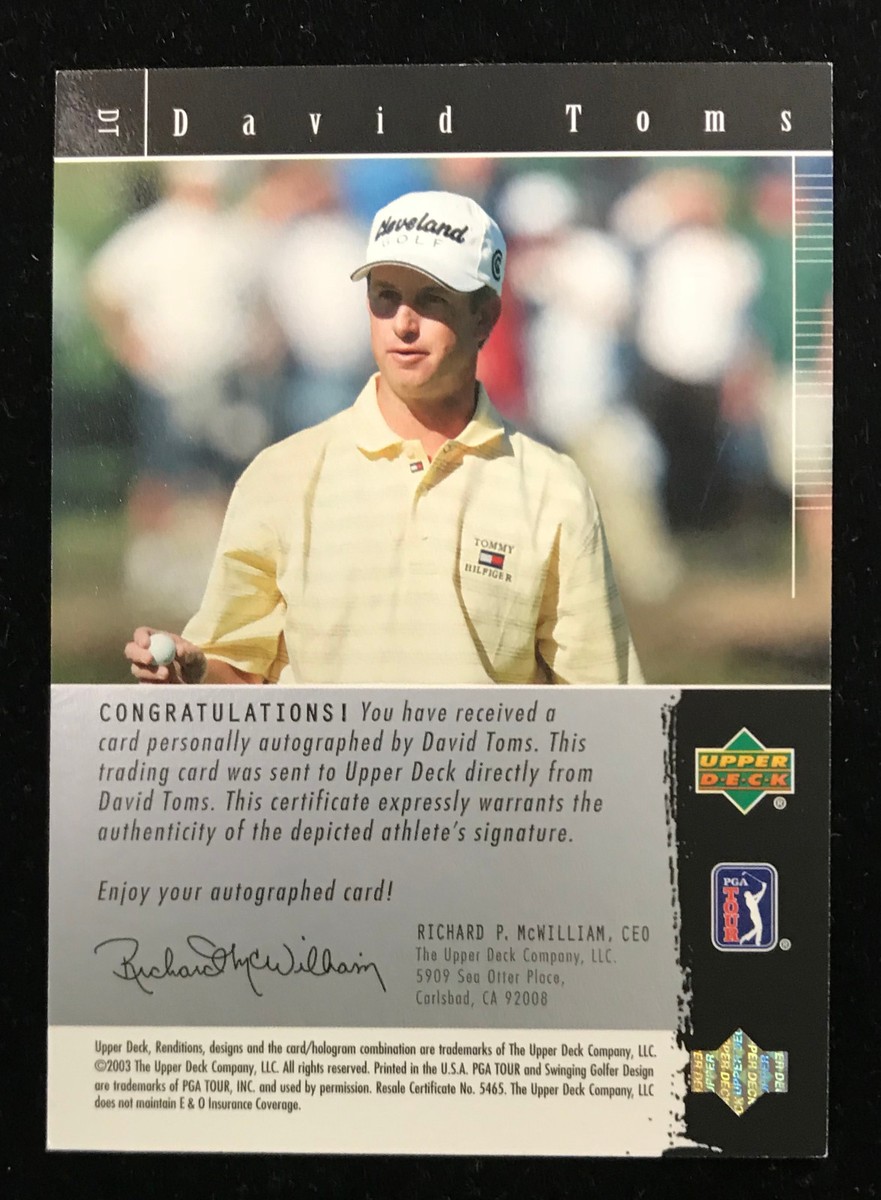 David Toms 2001 Image Of DAVID TOMS HUGGED BY WIFE SONYA AFTER WIN OF