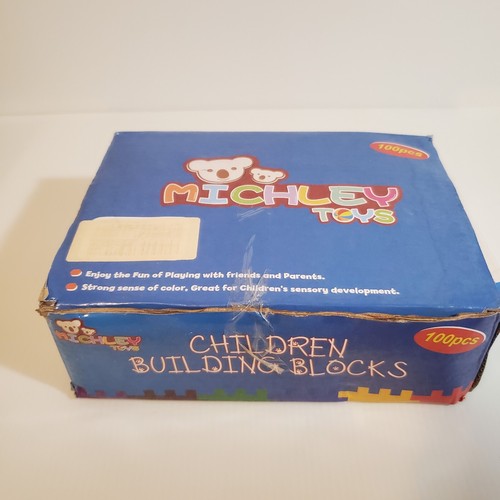 Michley Toys Kids Plastic Builders Blocks Approx. 100 Pcs Play Set ...