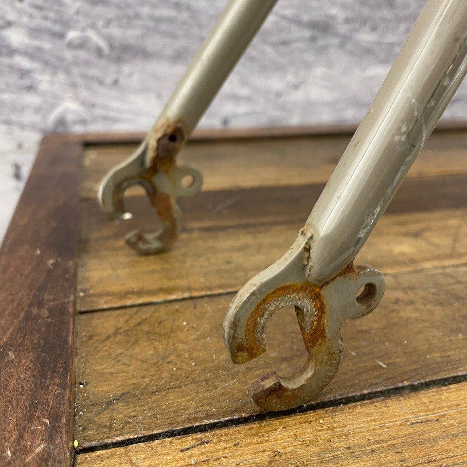 Vintage Ross Frame Set 53 Cm Road Bike 1980s Lugged Steel Fork 123 21 ...