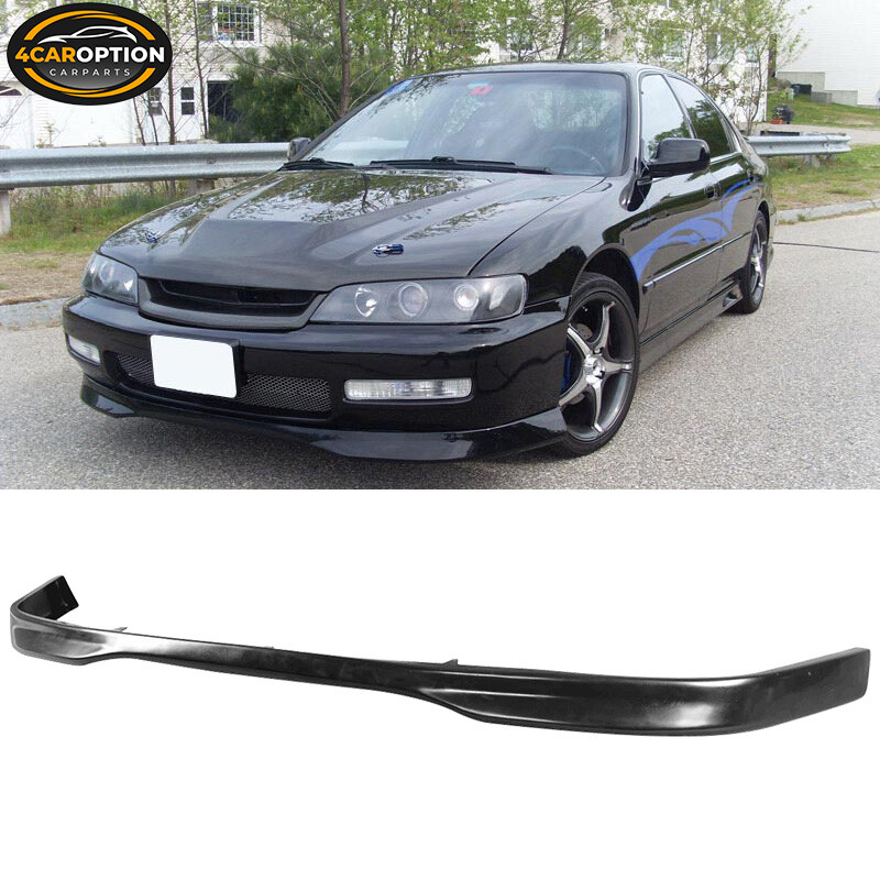 Fits 96-97 Accord 4Dr Type R Style Front Bumper Lip Spoiler PU + Sun ...