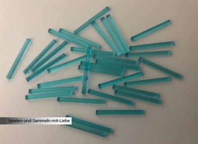 30 x LEGO® STAB 4L STÄBE ANTENNE 28697 LICHTSCHWERT NEU HELLBLAU ...