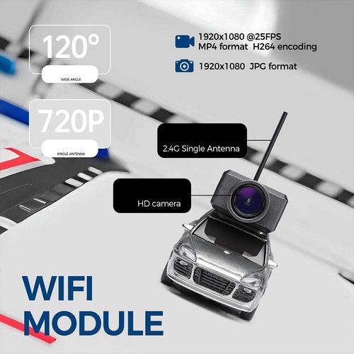 Mini FPV Remote Control Car - Silver (with C amera+APP Control) Lot 1: ...