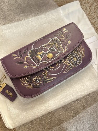COACH 1941 Tattoo Skull Chelsea Champlain Clutch Wristlet Crossbody NWT ...