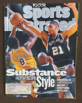 3444 SPORTS ILLUSTRATED MAY 31 1999 TIM DUNCAN KOBE BRYANT | eBay