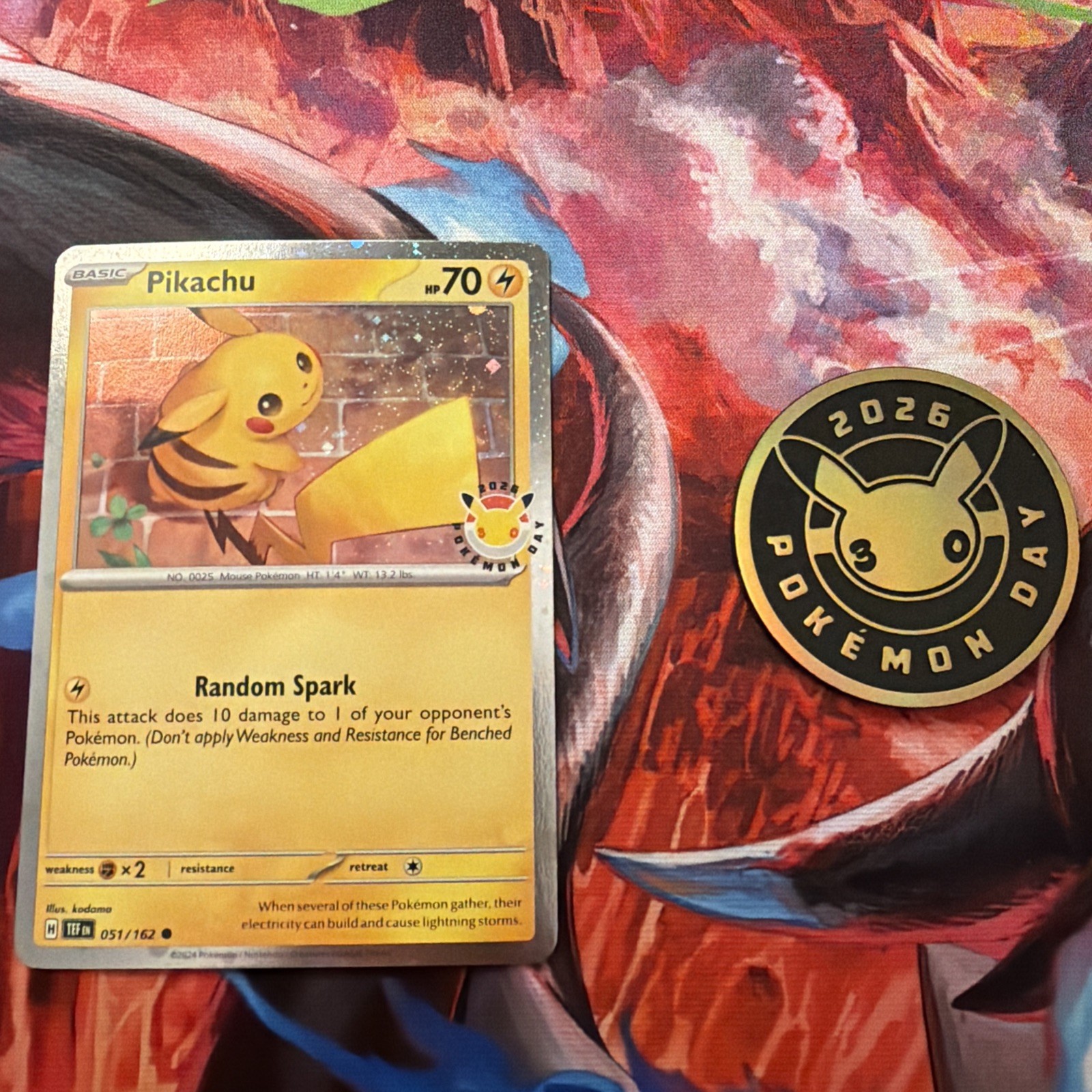Pokémon TCG Pikachu Pokemon Day 2026 Promo And Coin Collectible | eBay