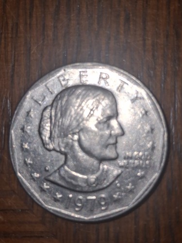 1979 Susan B Anthony Liberty P Dollar U.S. Coin Wide/Off Centered Rare ...