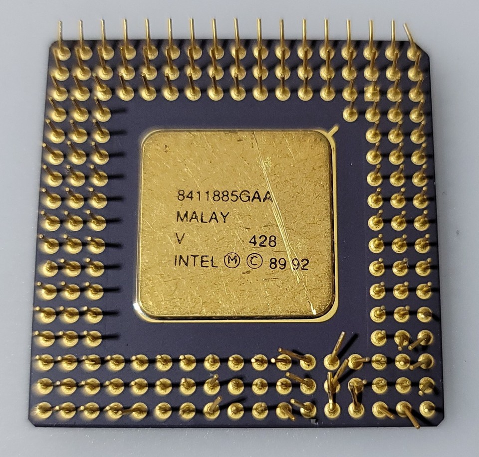 Vintage Rare Intel Overdrive SX20DP50 486 Ceramic Processor For ...