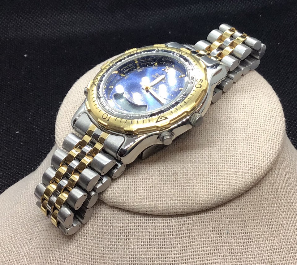 Mens Armitron Pro-All Sport Alarm Chronograph Wrist Watch "AS IS" W747 ...