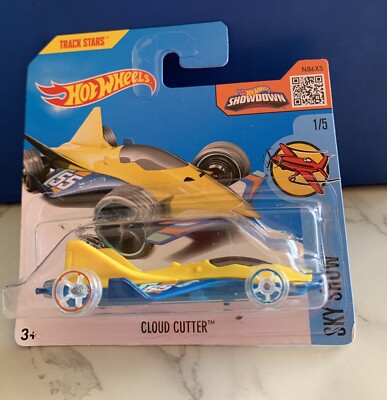 2016 Hot Wheels Cloud Cutter Sky Show 1/5 Yellow/Blue short Card DHX83 | eBay
