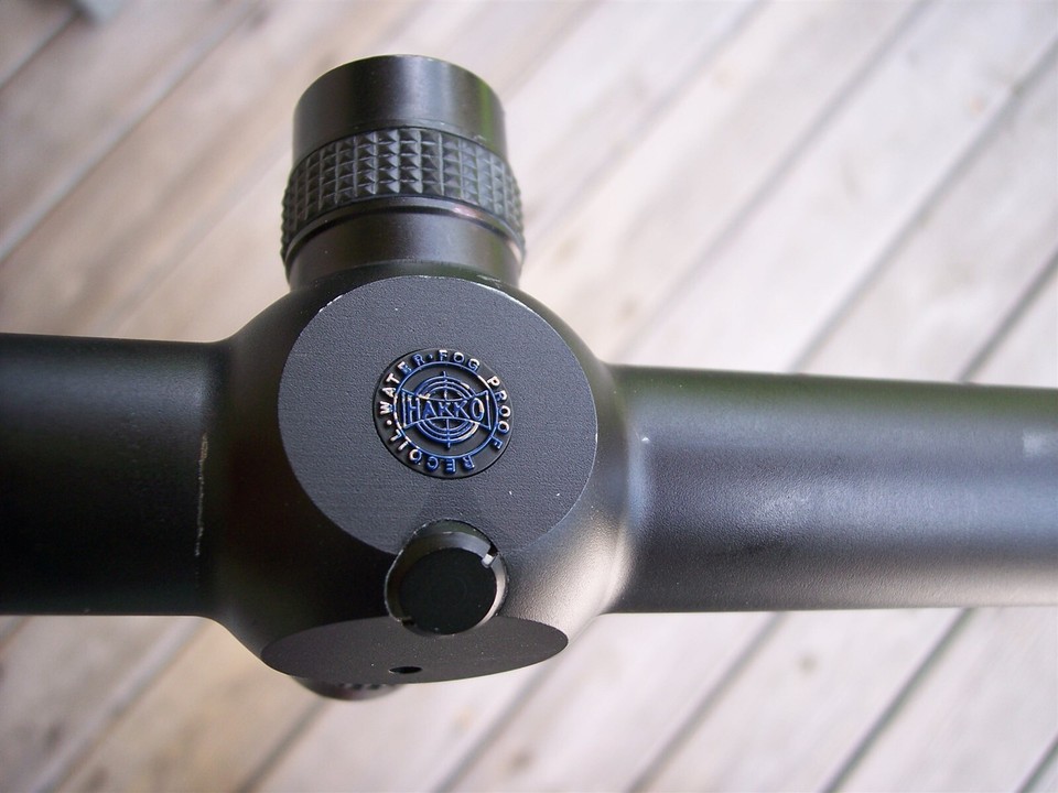 Hakko 8-32x50mm Rifle Scope ~Lighted Mil-Dot~ Blue Ring | eBay