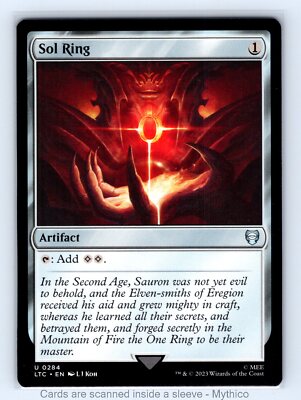 MTG Sol Ring Commander: The Lord of the Rings: Tales of Middle-earth ...
