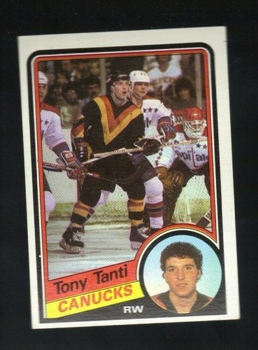 1984-85 TOPPS TONY TANTI #141 VANCOUVER CANUCKS | eBay