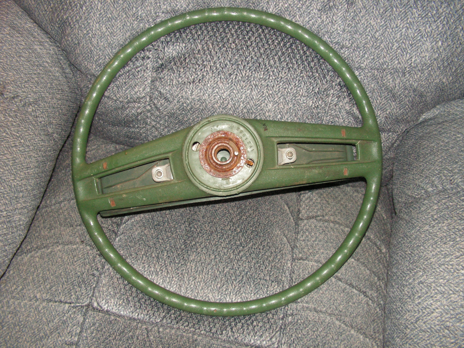 1970 1971 1972 Dodge B-Van MoPar STEERING WHEEL Green Tradesman | eBay