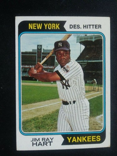 1974 Topps Baseball Card # 159 Jim Ray Hart - New York Yankess | eBay