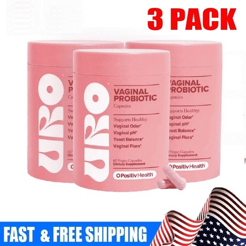 3X URO O Positiv Vaginal Probiotics For Women pH Balance W/ Prebiotics ...