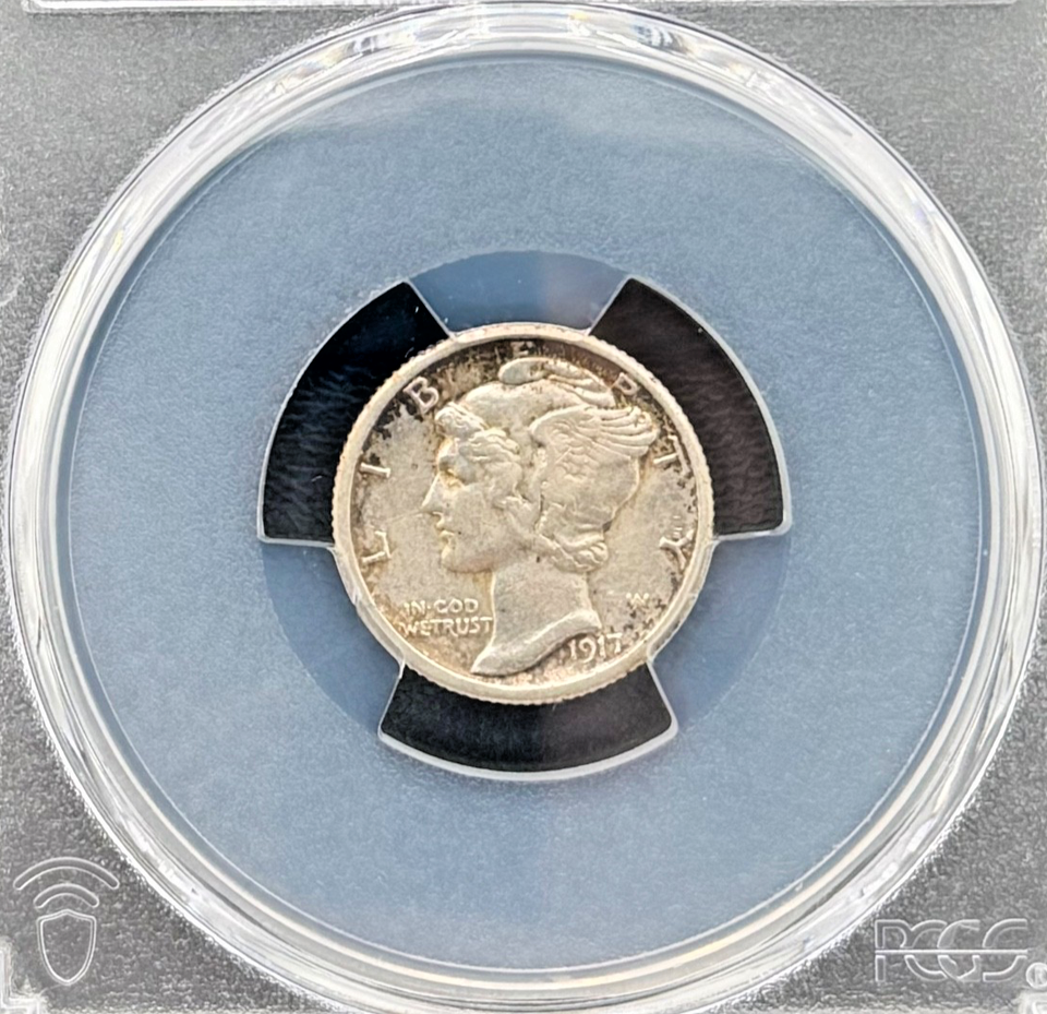 1917 D Mercury Dime PCGS Almost Uncirculated, Better Date | eBay