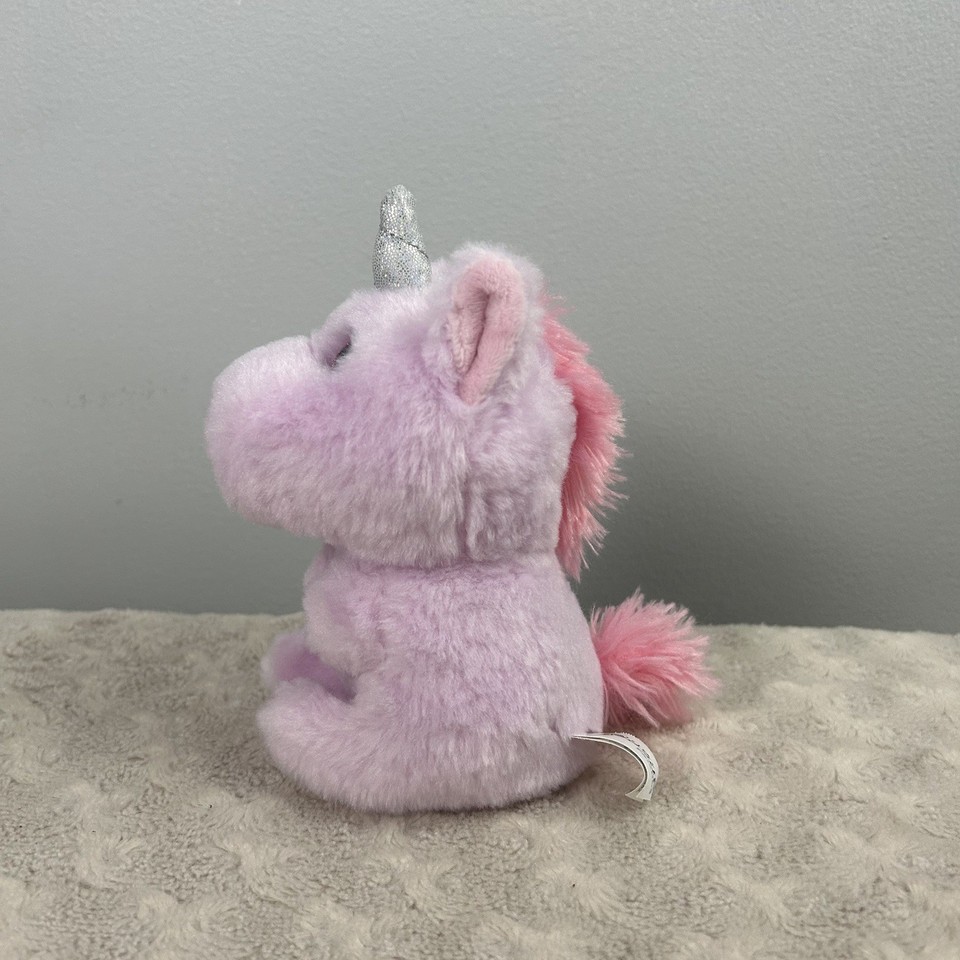 Poopchis Friends Unicorn Plush Stuffed Animal Toy Pink Purple Silver | eBay
