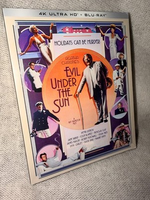 Evil Under the Sun, 4K UHD + Blu-ray, 1982, Agatha Christie, w ...