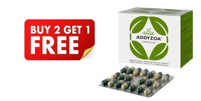 Charak Addyzoa Herbal Capsules 20 Capsule BUY 2 GET 1 FREE | eBay