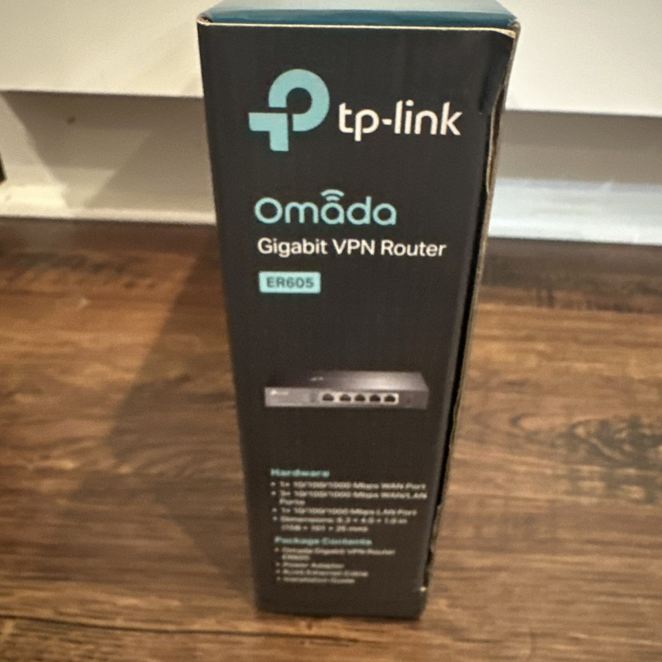 NEW TP-Link ER605 Omada Gigabit Multi-WAN VPN Router TL-R605 ...