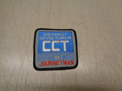 New Chevy Dealer Certified Technician Journeyman official GM Patch CCT ...
